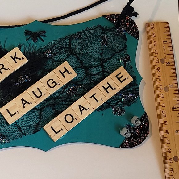 Wall Decor | Lurk Laugh Loathe Funny Snarky Sarcastic Funny Wood Sign ...